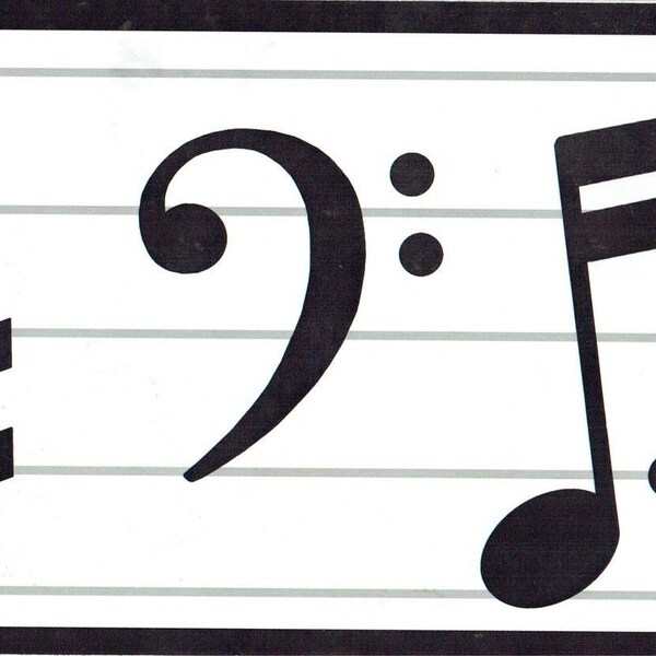 Music Wallpaper Border - Etsy