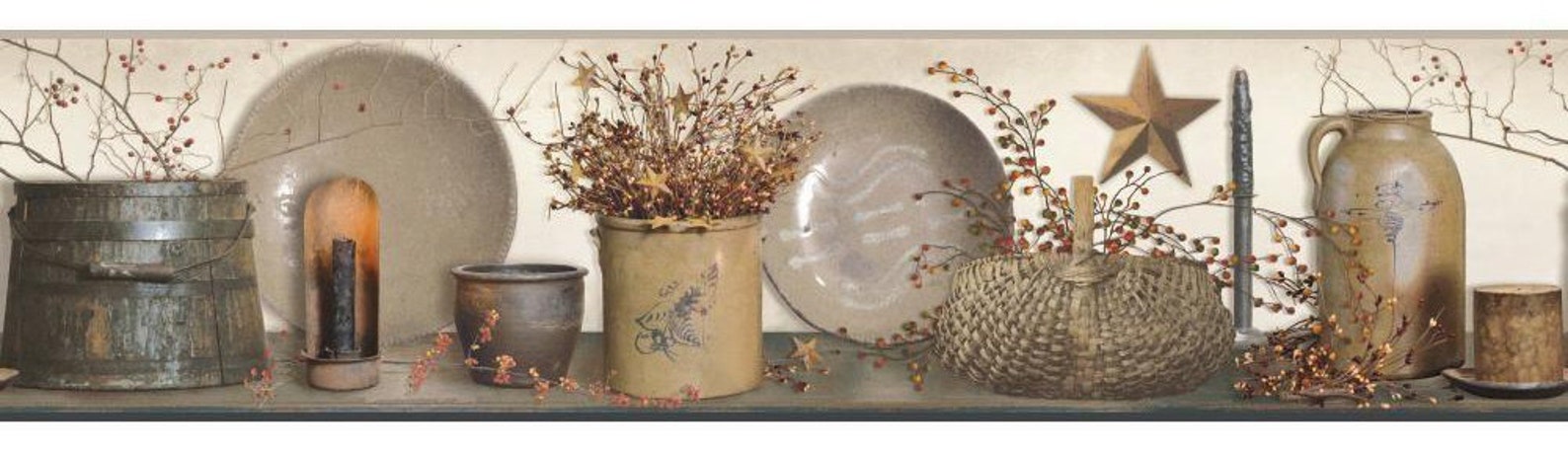 Simple Blessings Wallpaper Border Ac4372bd - Etsy