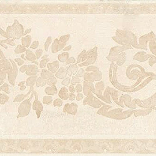 Satin Floral Scroll Wallpaper Border 974b05644 FDB05644 - Etsy