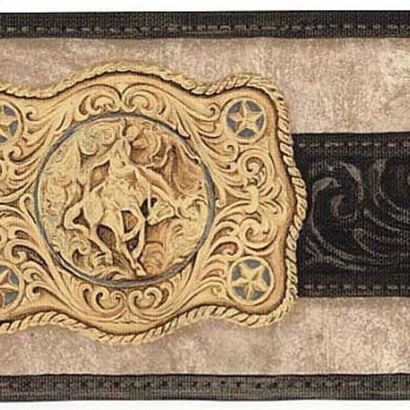Cowboy Wallpaper Border - Etsy