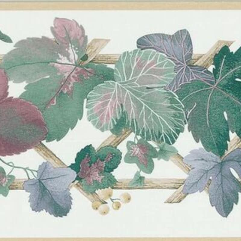 Grape Wallpaper Border - Etsy