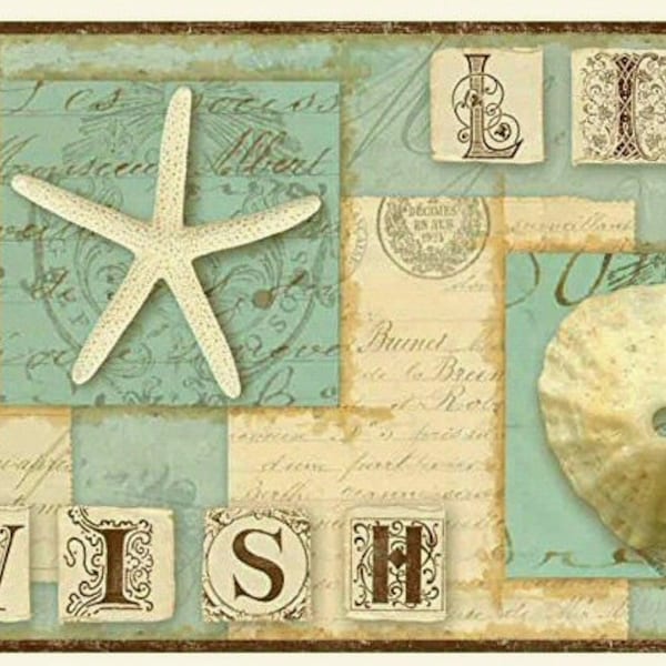 Seashell Wallpaper Border - Etsy