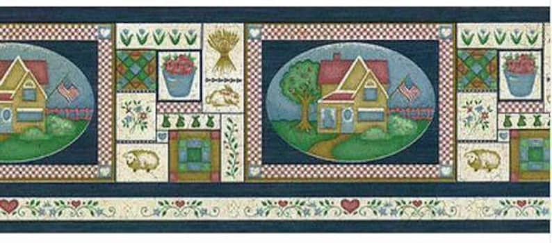 Country Charm Wallpaper Border 7007-448 - Etsy
