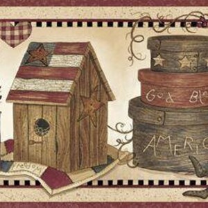 Let Freedom Ring Wallpaper Border Ffr12622b Kbe12622b - Etsy