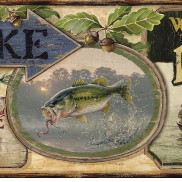 Fishing Border - Etsy