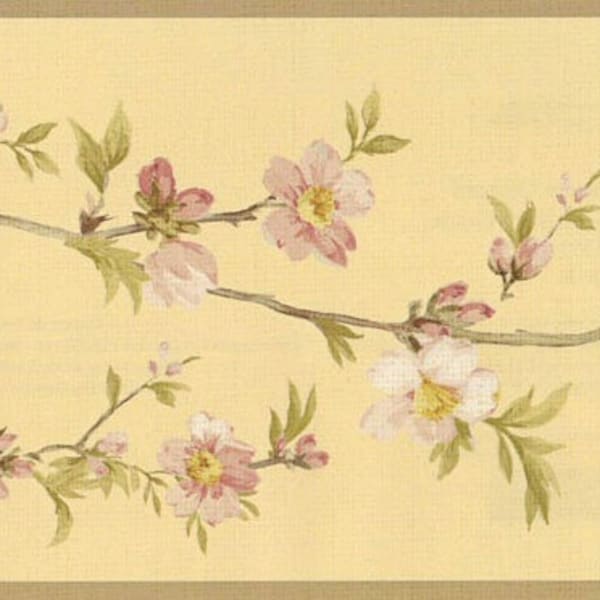 Yellow Cherry Blossom Wallpaper - Etsy
