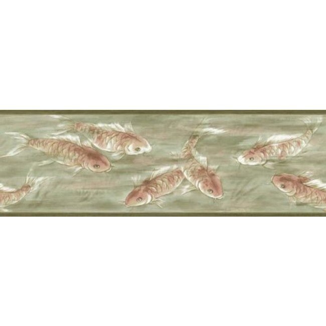 Asian Koi Fish Wallpaper Border 80b64166 - Etsy
