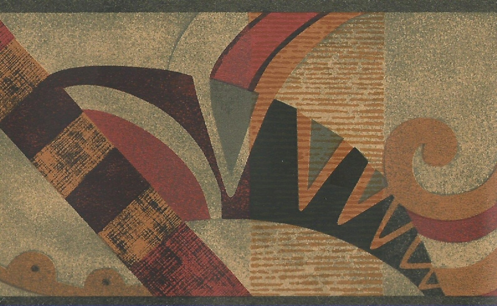 Geometric Art Deco Wallpaper Border MN5008 - Etsy