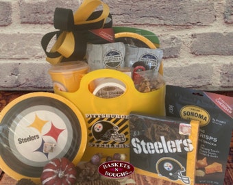 Steelers Gift Basket - Etsy