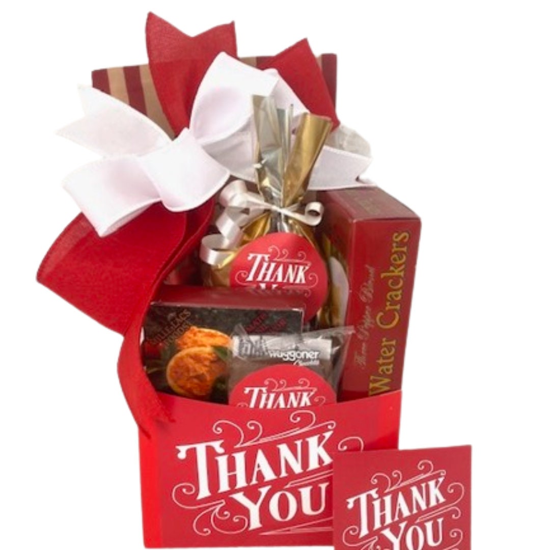 Thank You Gift Basket, Appreciation Gift Basket, Employee Thank You Gift, Client Referral Gift ...