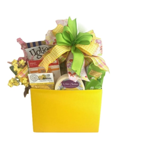 Yellow Snack Box - Etsy