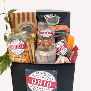 Ohio Made Gourmet Gift Basket, Ohio Proud Gift Box, Gourmet Foods From ...