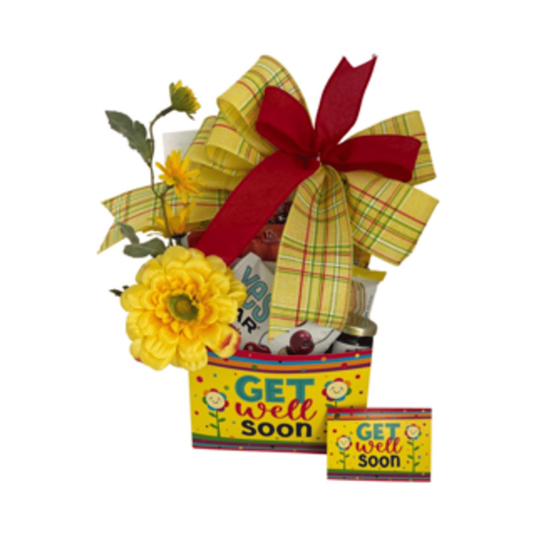 Get Well Gift Basket, Feel Better Soon Gift Box, Cheer up Gift Box, Sending Hugs Gift Box ...