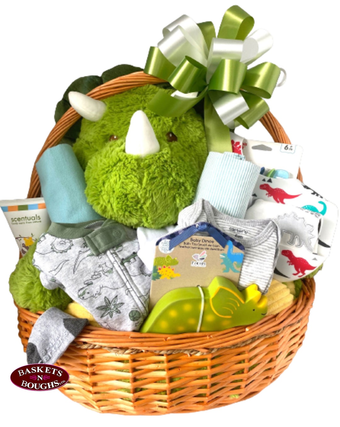 New Baby Gift Basket Dinosaur Baby Shower Gift Basket Etsy new-baby-gift-basket-dinosaur-baby-shower-gift-basket-etsy