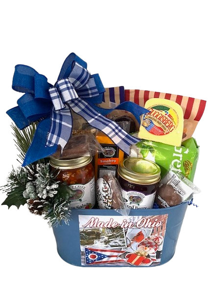 Ohio Scenic Gift Tub, Made in Ohio Gift Basket, Ohio Specialty Foods ...