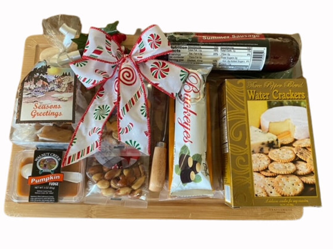 Charcuterie Snack Tray, Corporate Client Gifts, Shelf Stable Snack Tray ...
