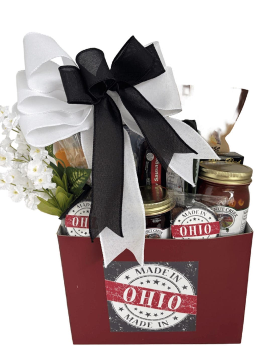 Ohio Gourmet Gift Basket: Meat and Cheese, Artisan Snacks - Etsy