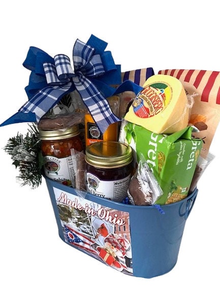 Ohio Scenic Gift Tub, Made in Ohio Gift Basket, Ohio Specialty Foods ...