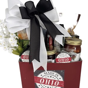 Ohio Gourmet Gift Basket: Meat and Cheese, Artisan Snacks - Etsy