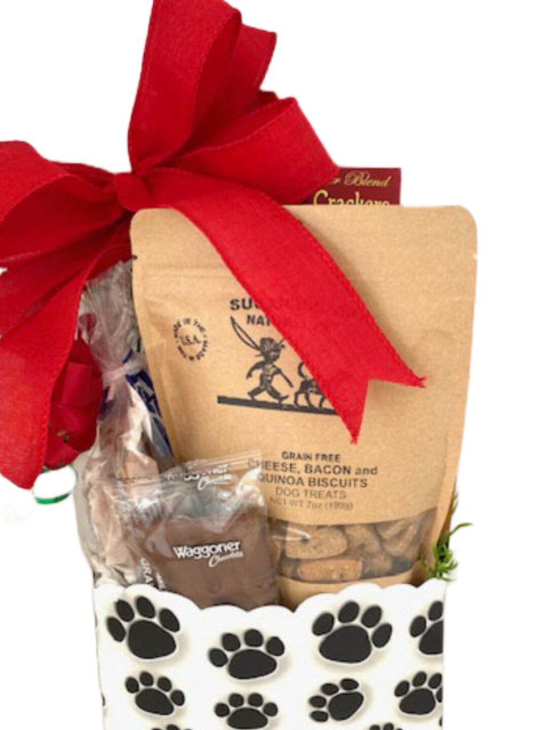Paw Print Gift Box, Dog Themed Gift Box, Raffle Gift Box - Etsy