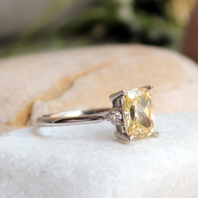Yellow Topaz Ring - Etsy