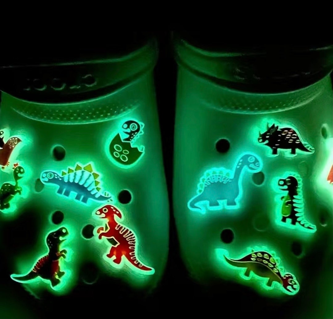 12pcs Dinosaur Shoe Charms, for Crocs and Sandals,dinosaur Shoe Charms ...