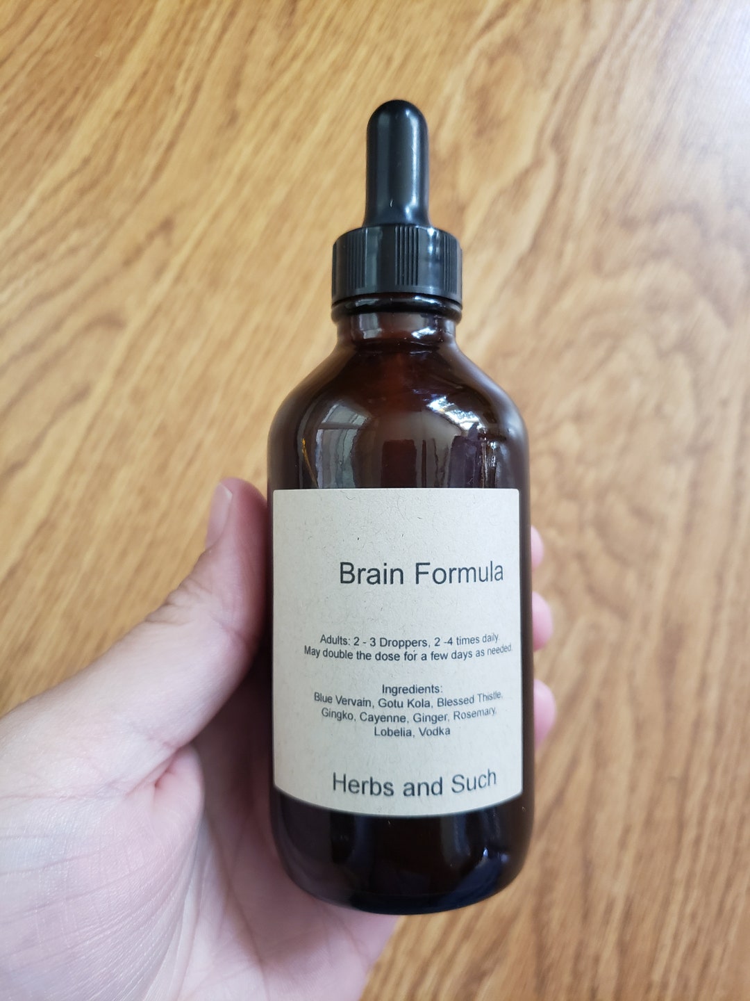 4 Oz /brain Formula Tincture/memory Tincture - Etsy