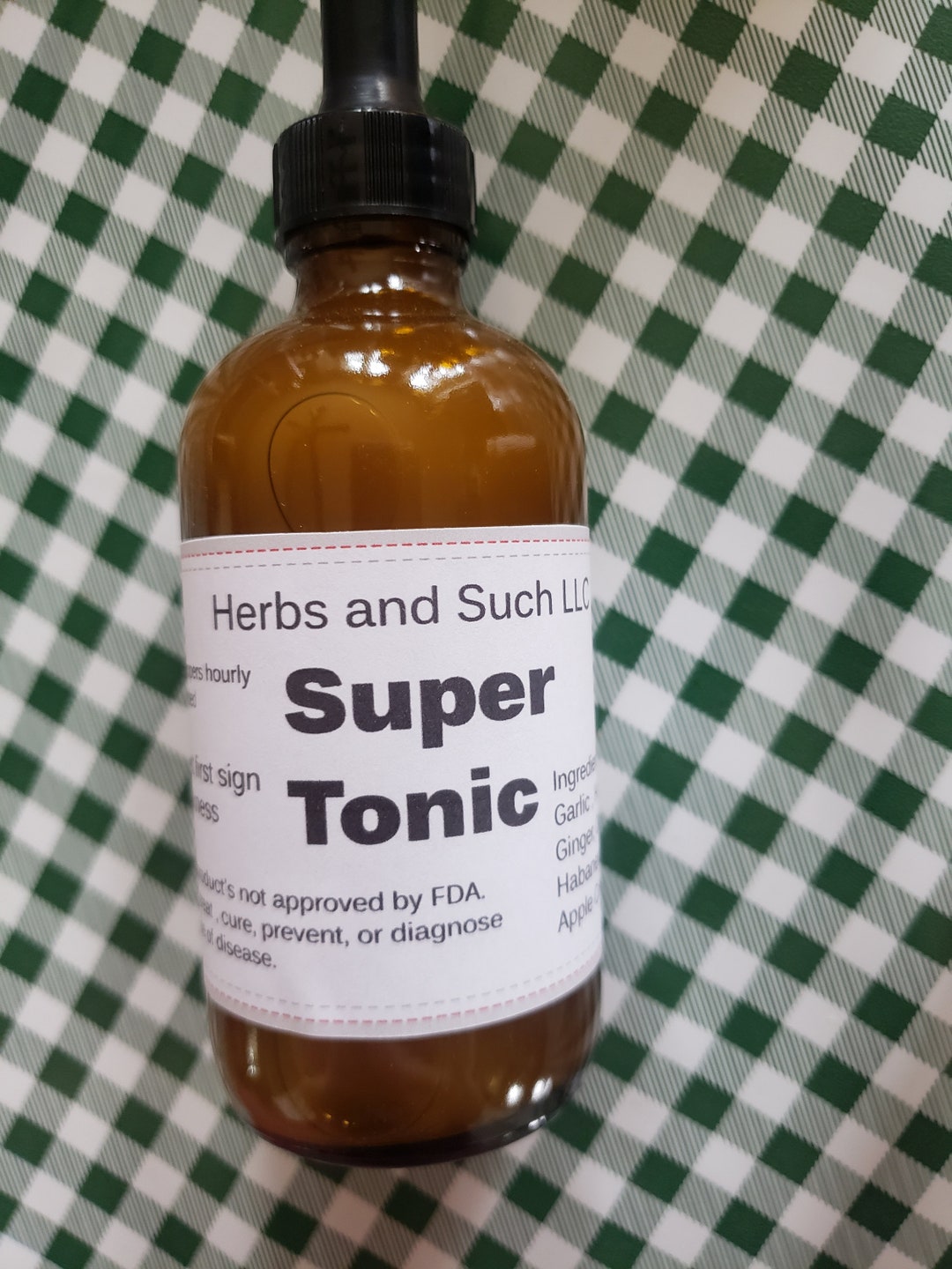 4 Oz /super Tonic/ Master Tonic/organic Apple Cider Vinegar, Jalapeños ...