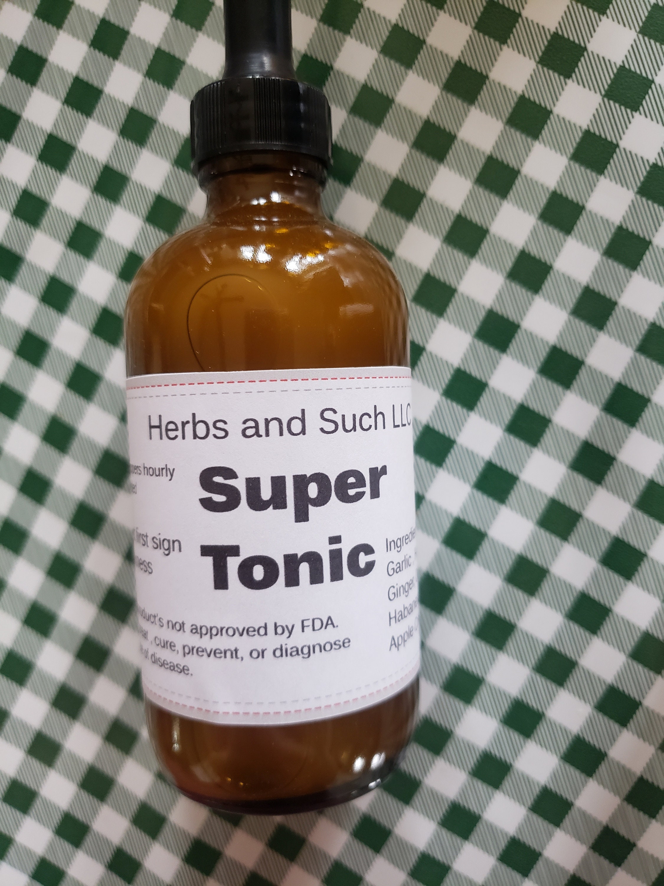 4 Oz /super Tonic/ Master Tonic/organic Apple Cider Vinegar, Jalapeños ...