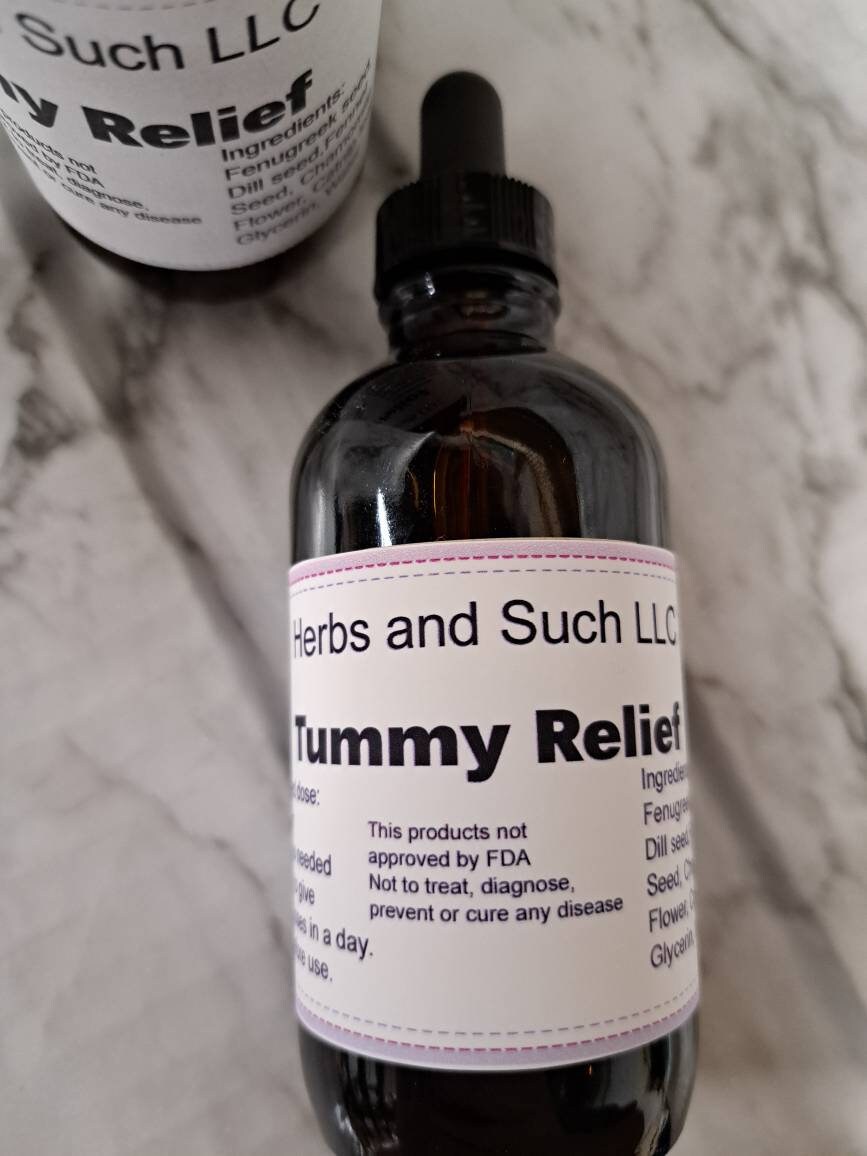4 Oz /tummy Relief Tincture - Etsy