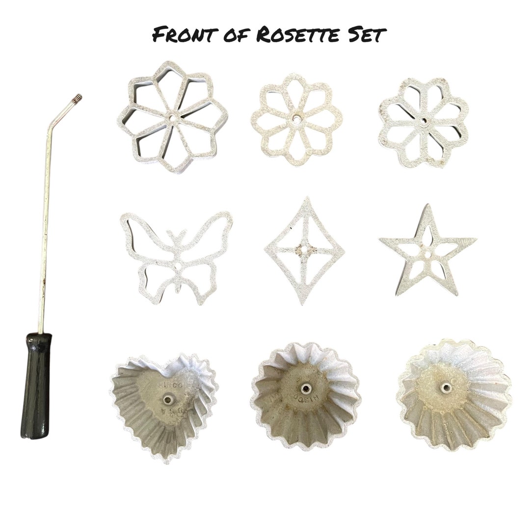 Rosette Iron Molds Set Vintage - Etsy