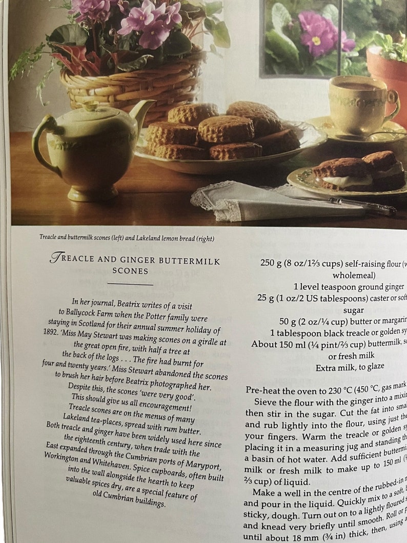 From England: Beatrix Potter Country Cooking Book - Etsy