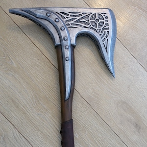 ebony war axe