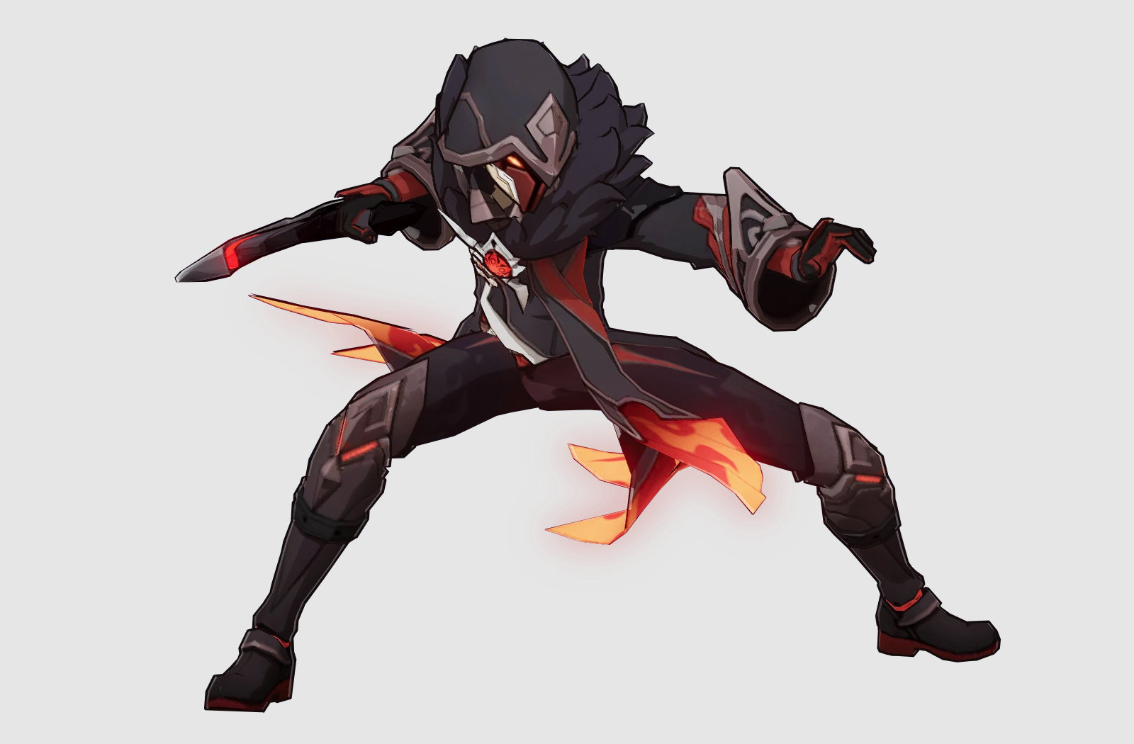 Genshin Impact Fatui Pyro Agent Mask for Cosplay - Etsy