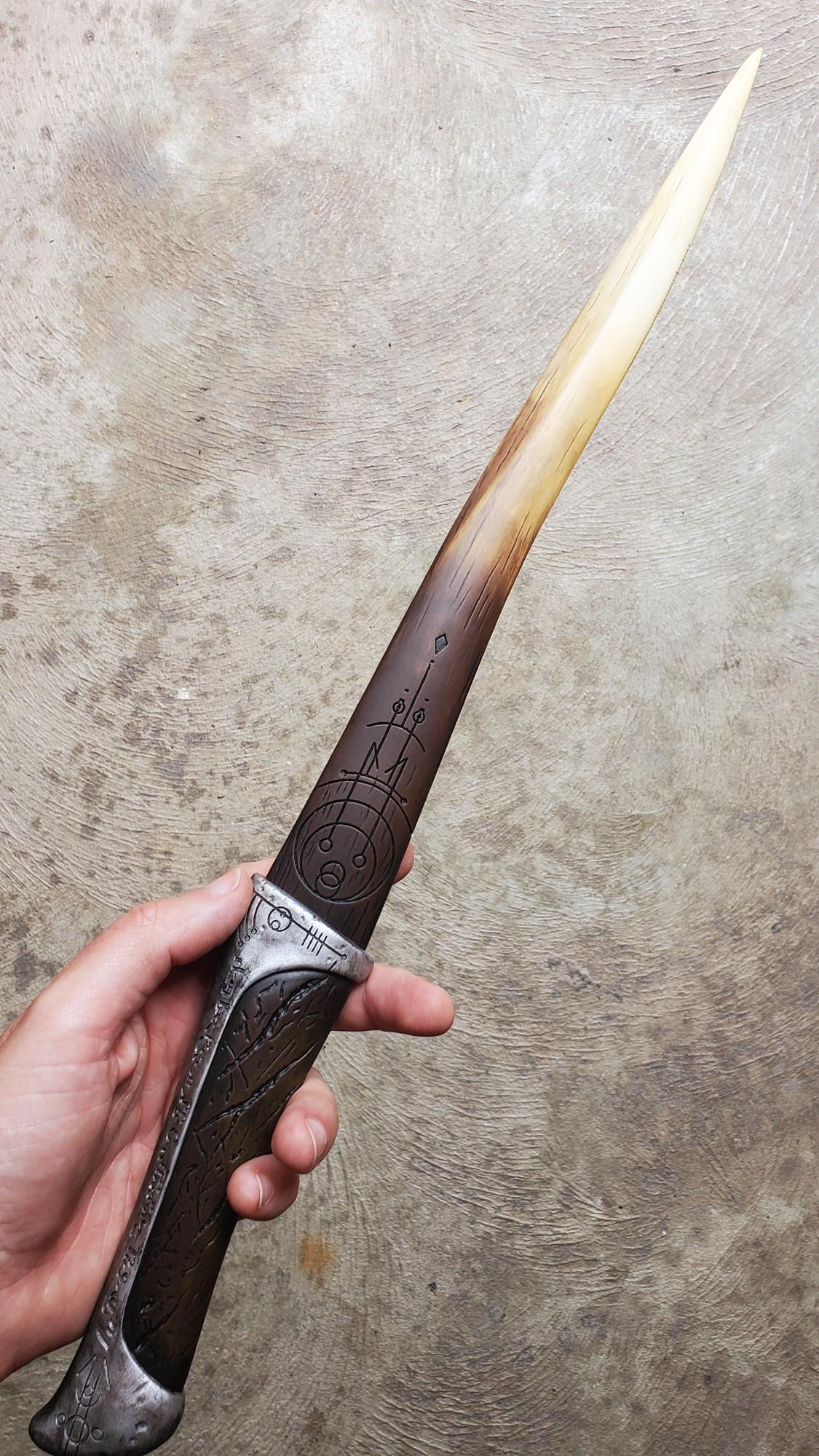 Dune Crysknife Prop: Handcrafted Resin Cast Dune Movie Cosplay Knife - Etsy