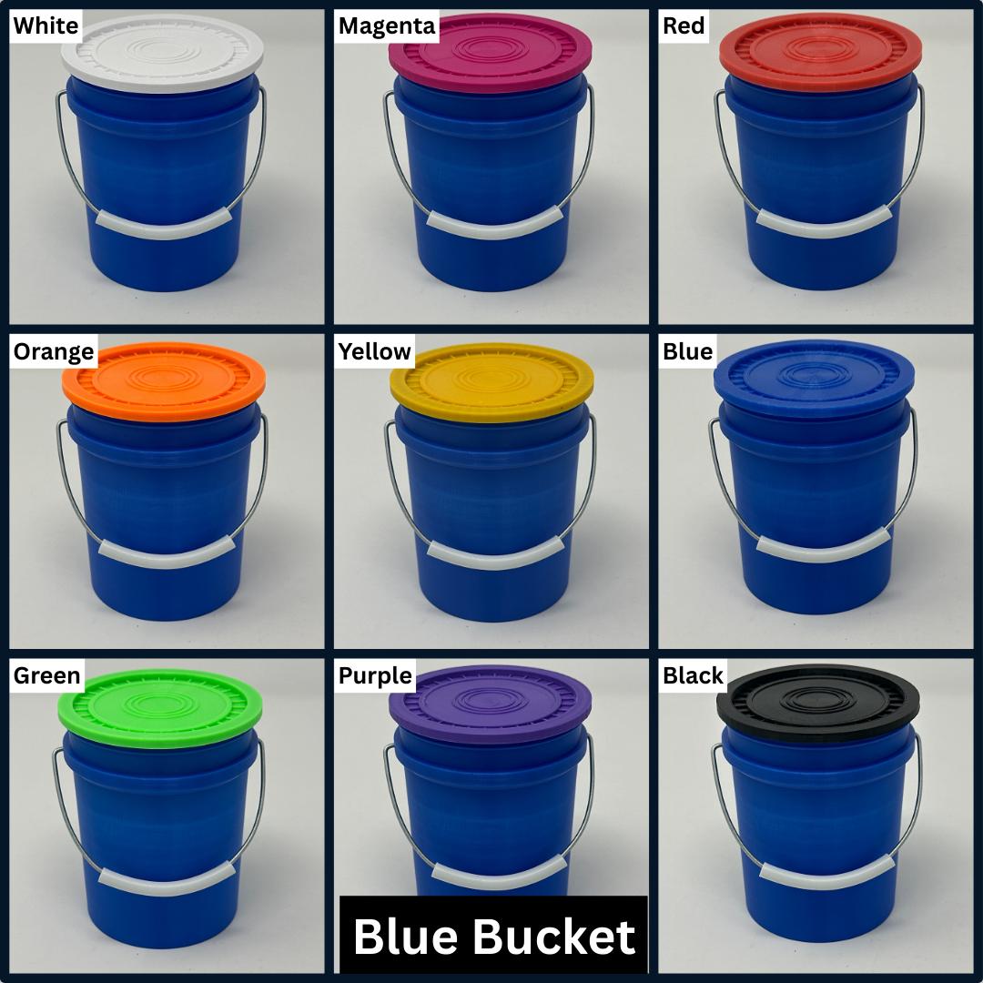 Miniature 5-gallon Bucket With Lid, 3D Printed Craft Organizer - Etsy