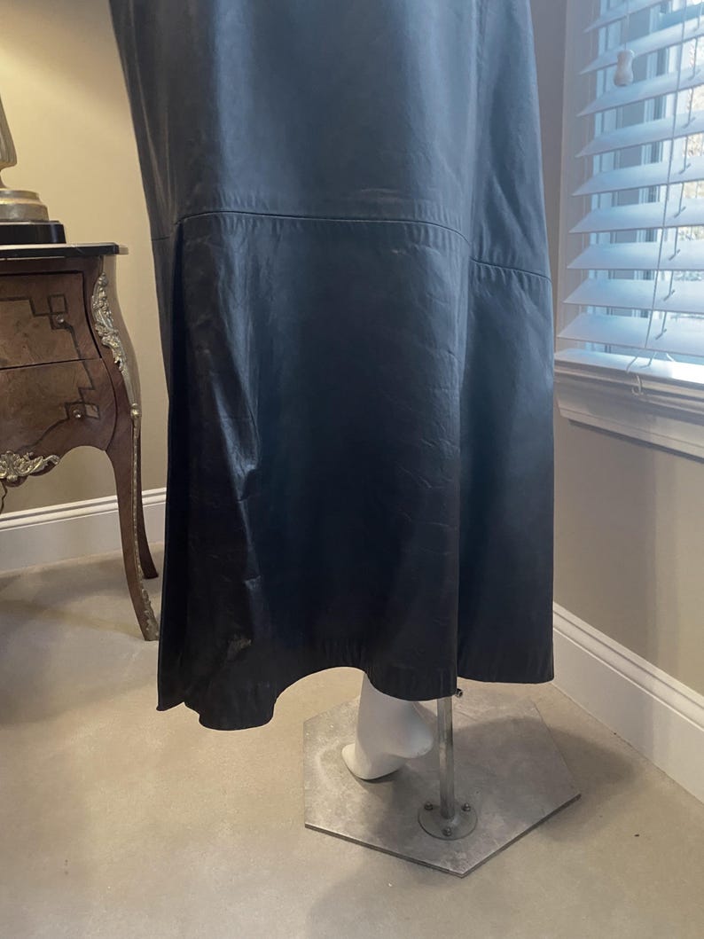 Leather Trench Coat Full Length by European Designer Francesa Sterlacci ...