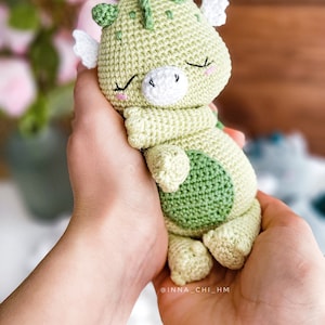 PATTERN ONLY: Drake the Dragon Dragon Amigurumi Toy Crochet Dragon ...