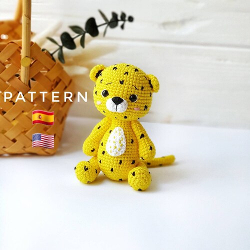 Amigurumi Leopard PDF Crochet Pattern Safari Amigurumi Animal - Etsy