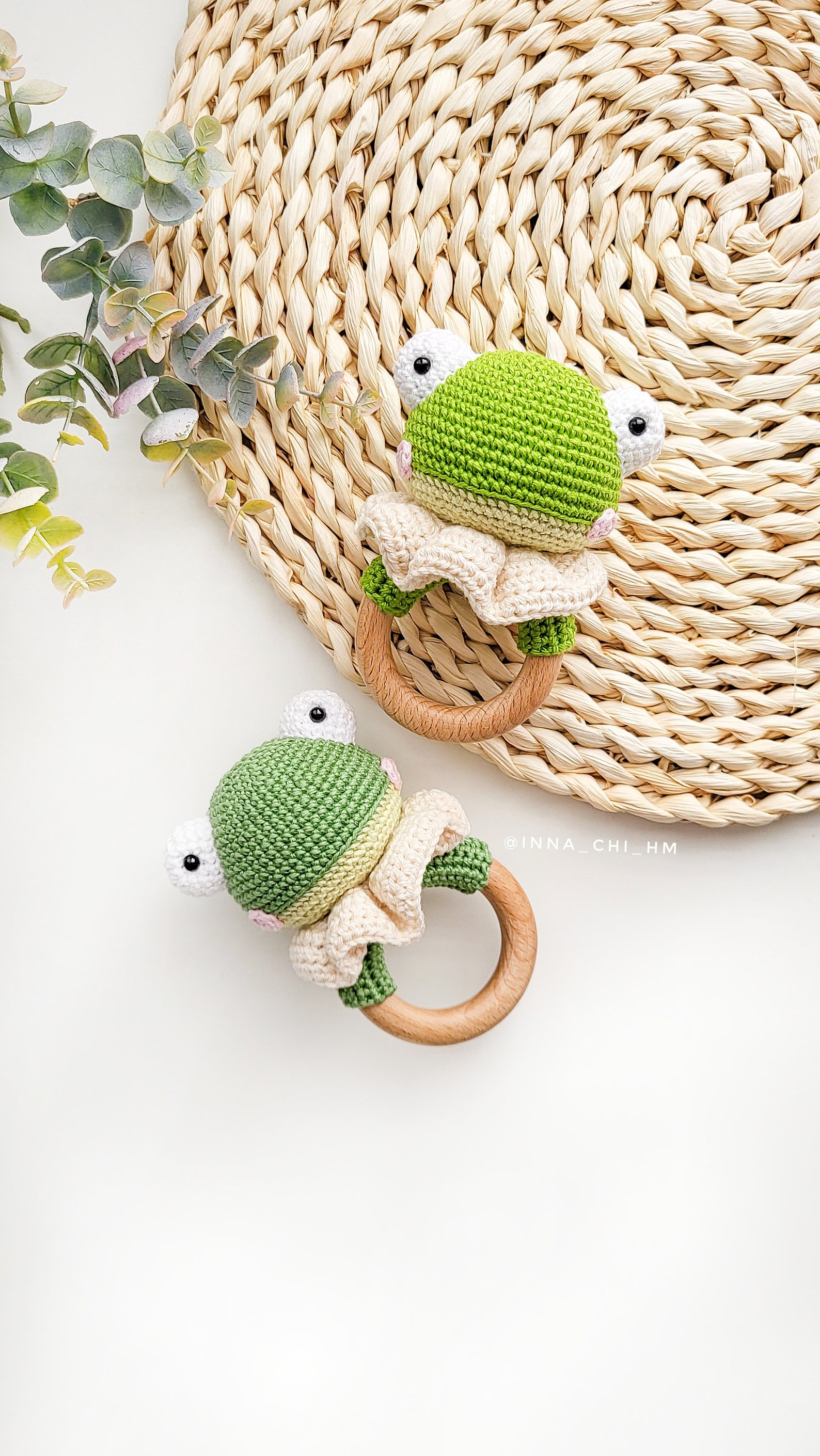 PATTERN ONLY: Frog Baby Rattle Frog Amigurumi Toy Frog Toy - Etsy