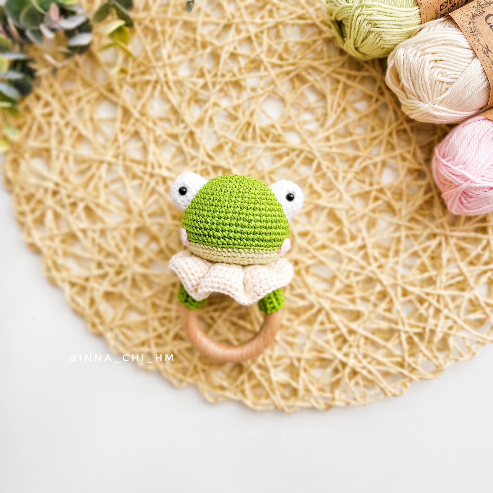 PATTERN ONLY: Frog Baby Rattle Frog Amigurumi Toy Frog Toy - Etsy