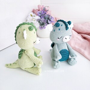 PATTERN ONLY: Drake the Dragon Dragon Amigurumi Toy Crochet Dragon ...