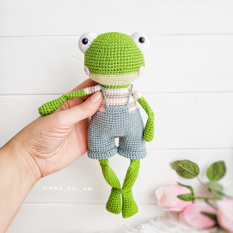 PATTERN ONLY: Frog Crochet Toy Amigurumi Frog Froggy - Etsy