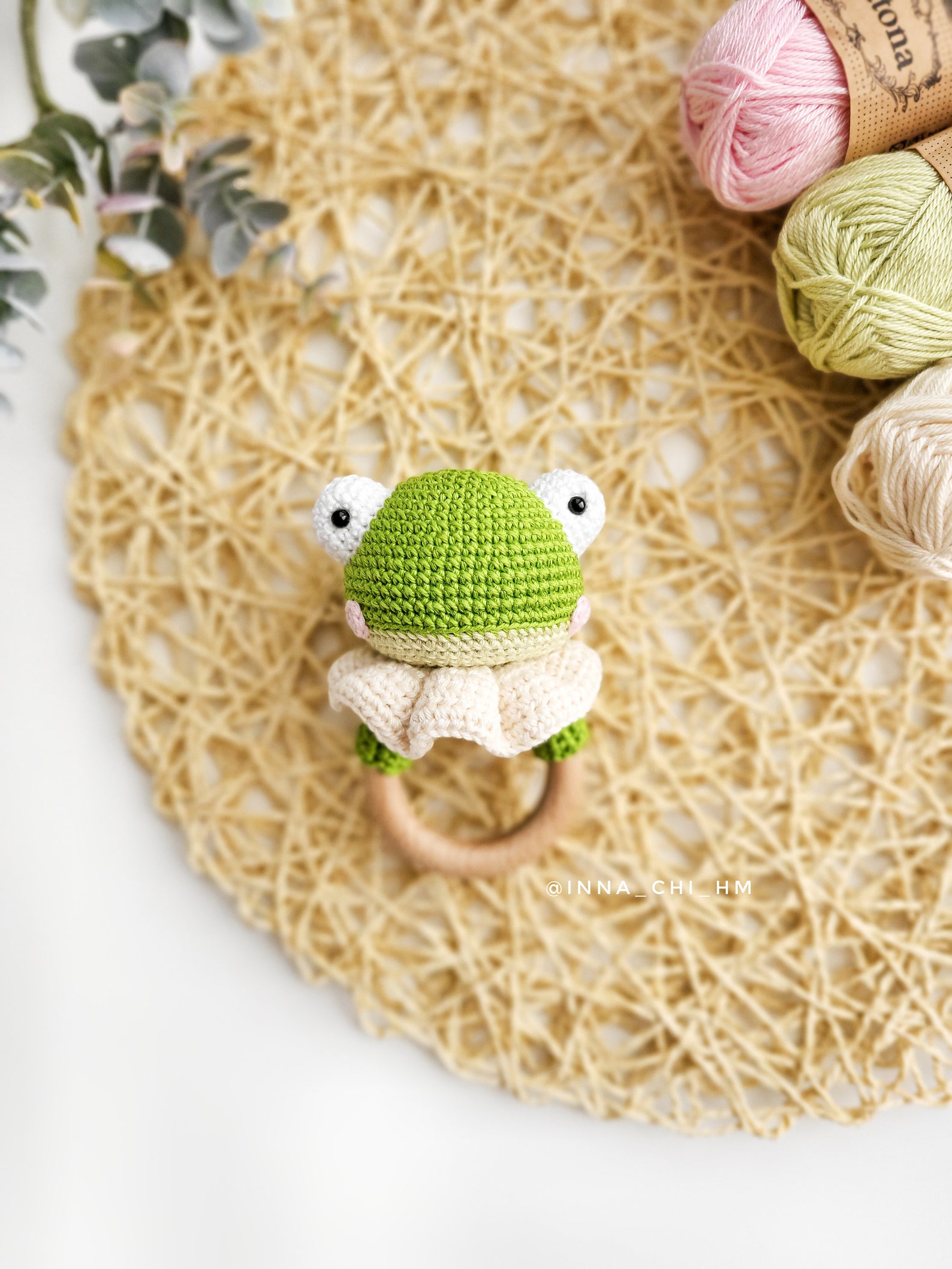 PATTERN ONLY: Frog Baby Rattle Frog Amigurumi Toy Frog Toy - Etsy