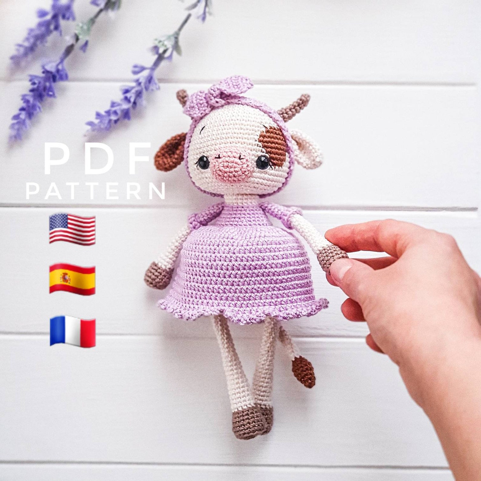 PATTERN ONLY: Rosie the Cow Cow Amigurumi Toy Diy Farm - Etsy