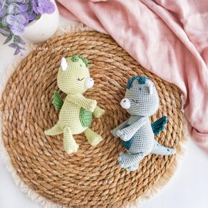 PATTERN ONLY: Drake the Dragon Dragon Amigurumi Toy Crochet Dragon ...