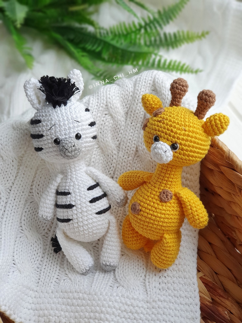 Giraffe Toy Crochet PATTERN Giraffe Small Toy Safari - Etsy