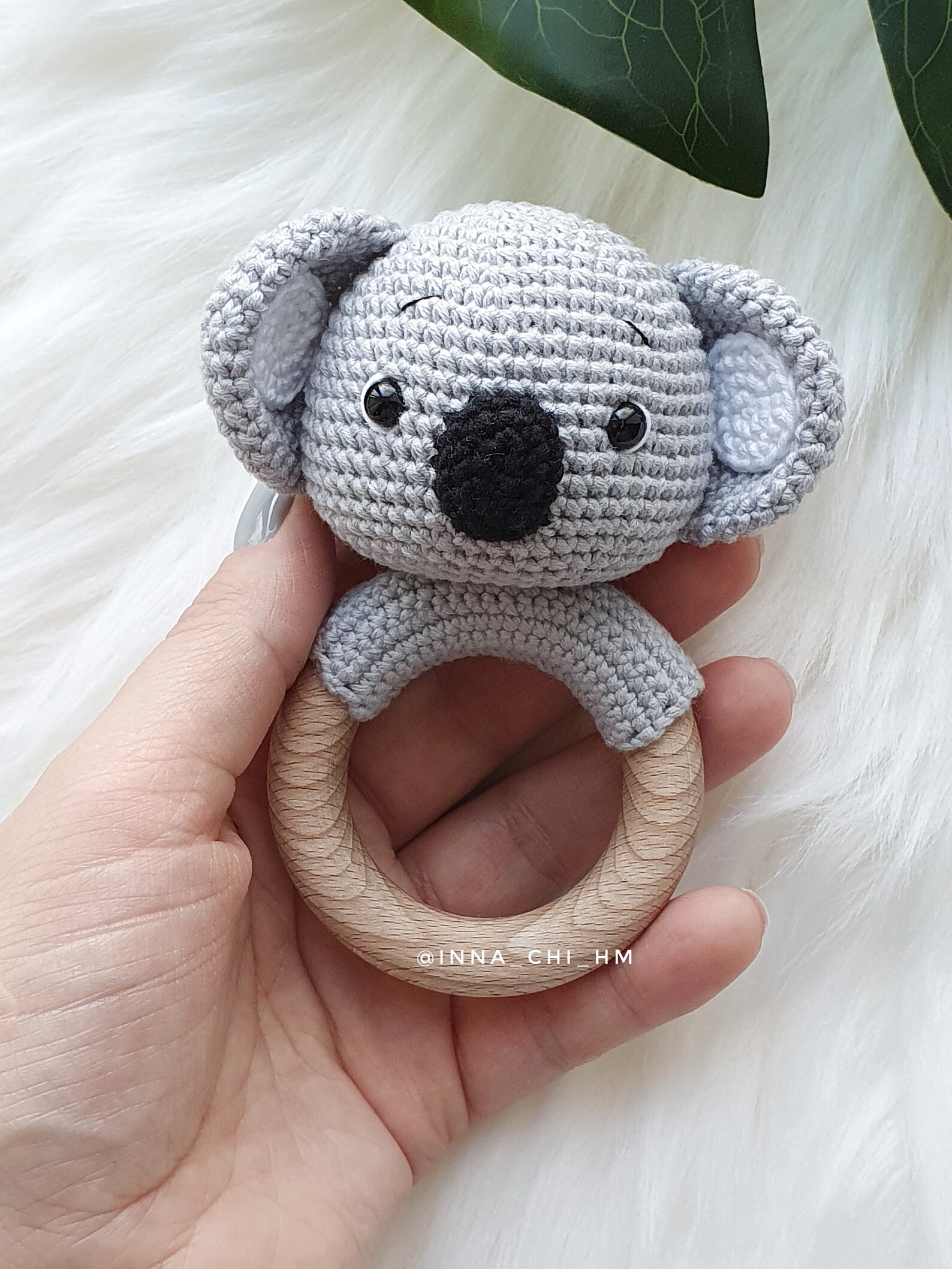 PATTERN ONLY: Koala Baby Rattle Safari Animal Toy Easy to - Etsy