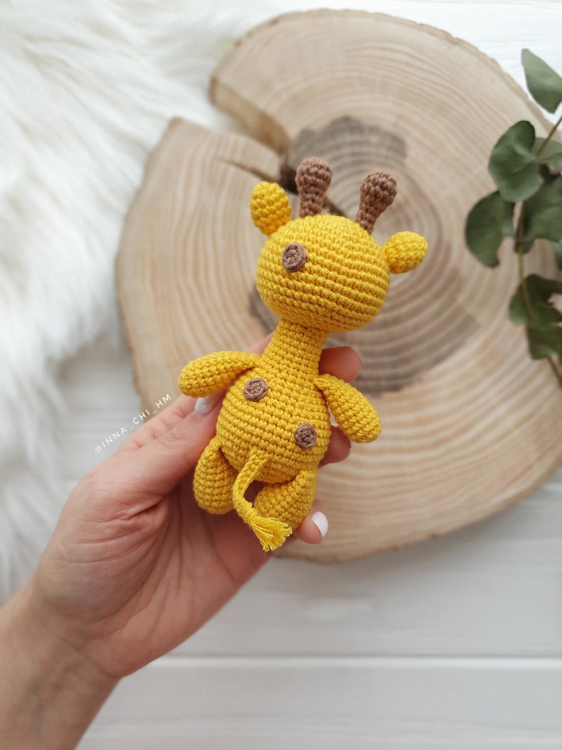 Giraffe Toy Crochet PATTERN Giraffe Small Toy Safari - Etsy