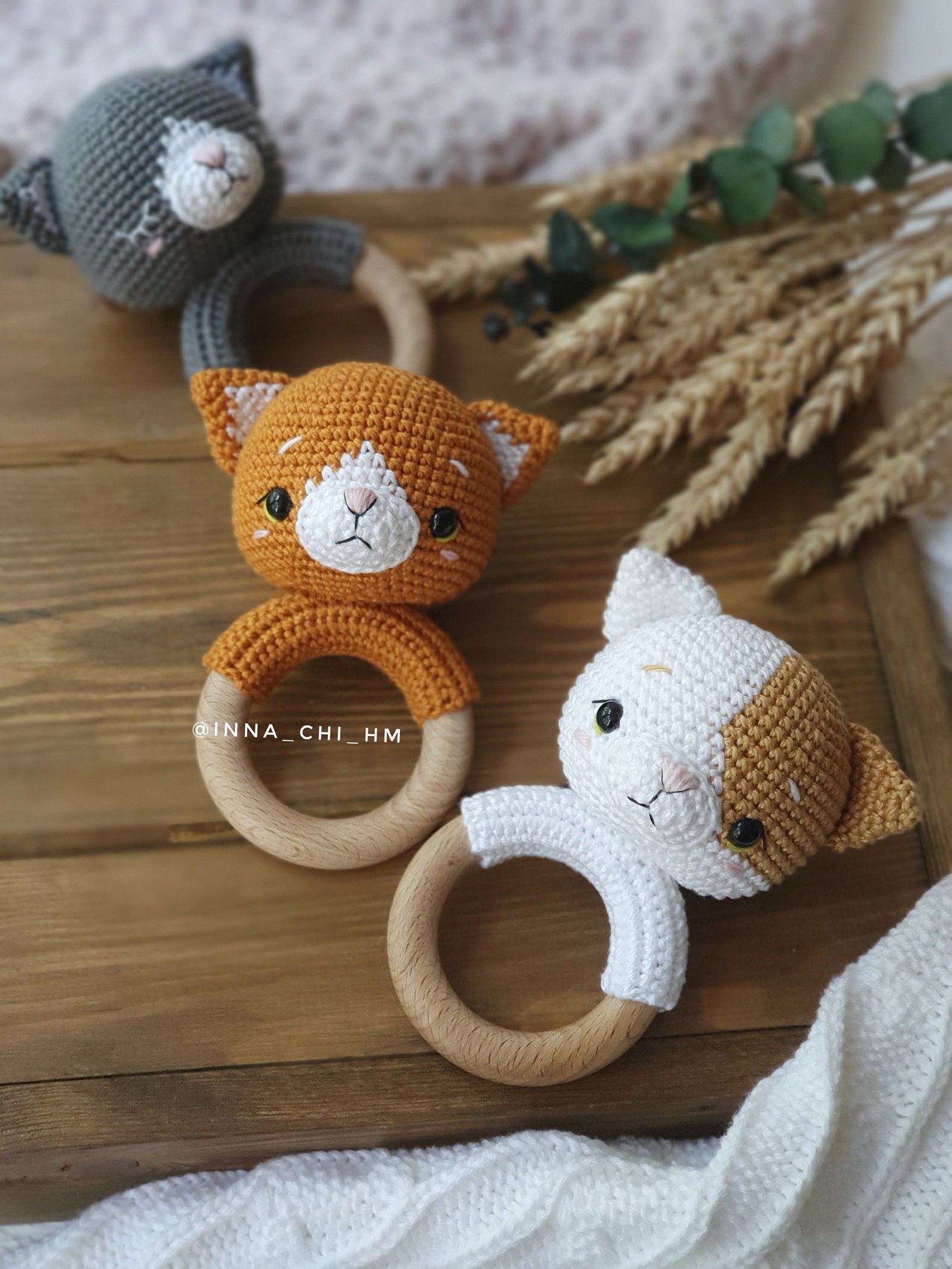 PATTERN ONLY: Kitten Baby Rattle Cat Amigurumi Toy Crochet - Etsy
